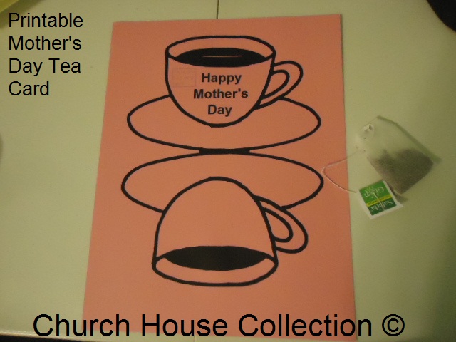 Printable Mother's Day Tea Card