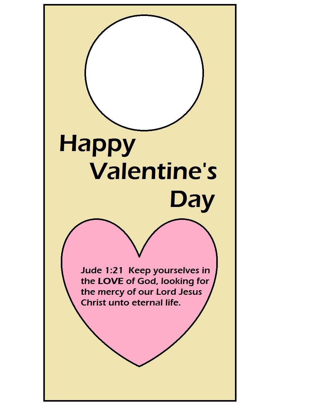 Door Knob Hanger- Valentine's Day Crafts